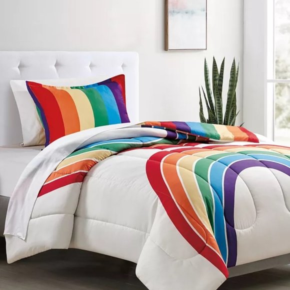 Sunham | Bedding | Ams Rainbow Comforter Set Various Sizes | Poshmark